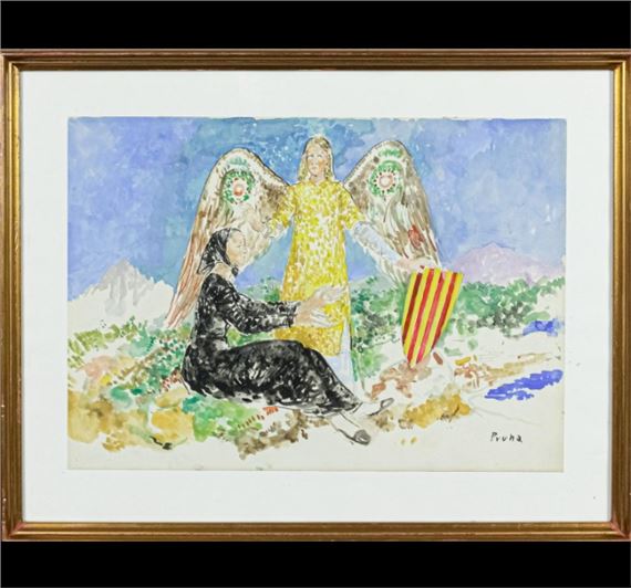 Pere Pruna Ocerans | Escudo condal (1977) | MutualArt