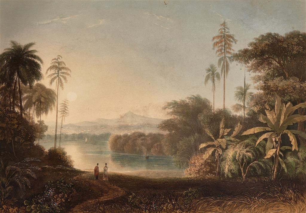 Anthony Vandyke Copley Fielding | View in the Island of Ceylon, from ...