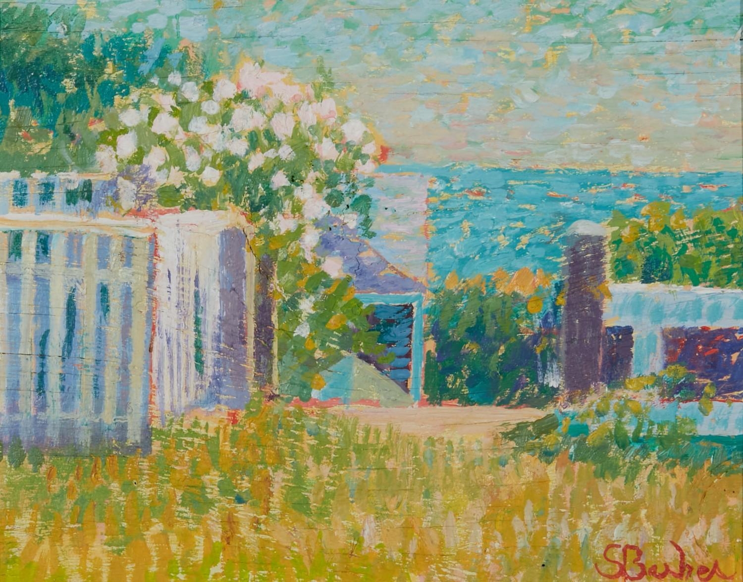 Sam Barber | Glimpse of the Sea, Nantucket (1994) | MutualArt