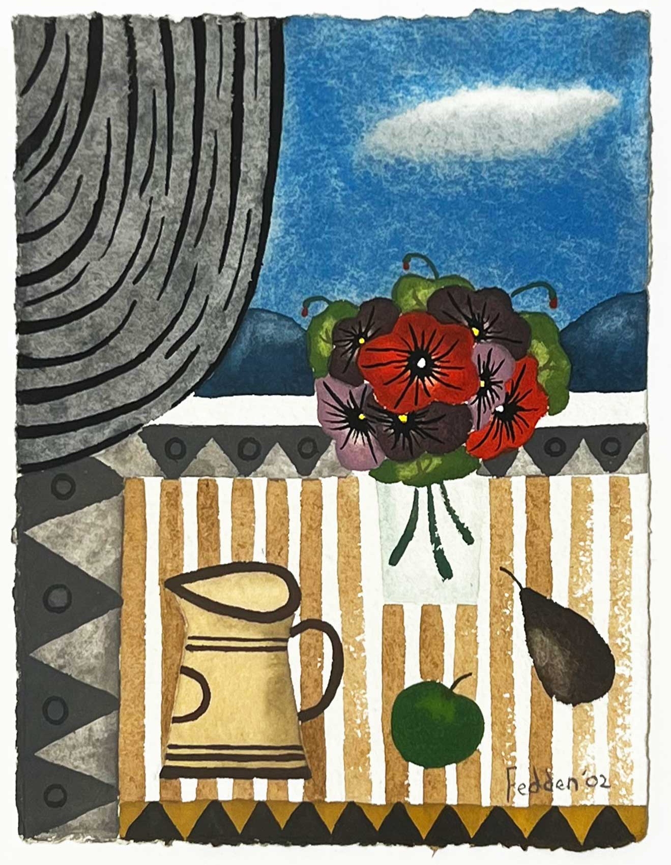 Mary Fedden | The Blue Pot | MutualArt
