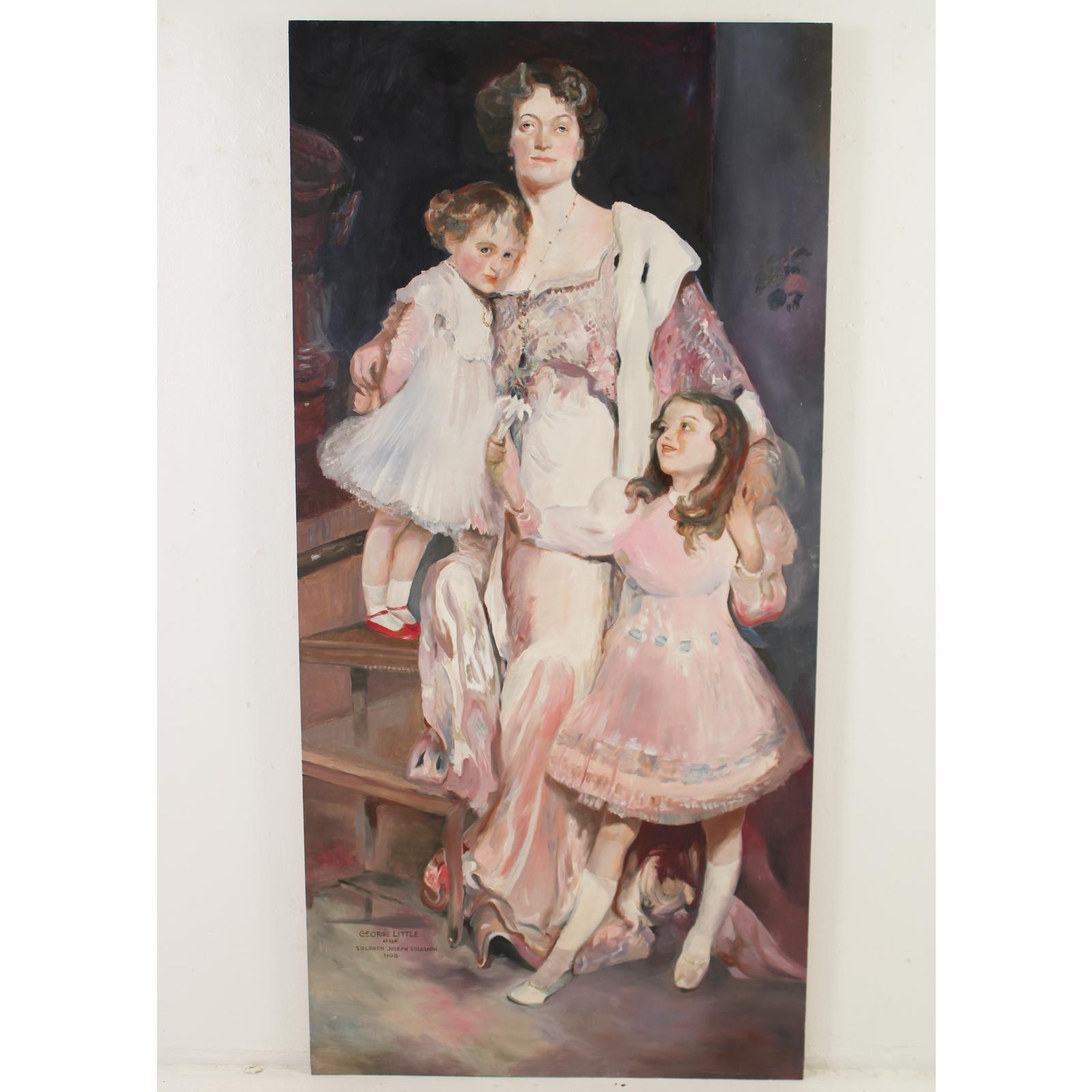 Solomon Joseph Solomon | Lady Melchett and her children (1908) | MutualArt