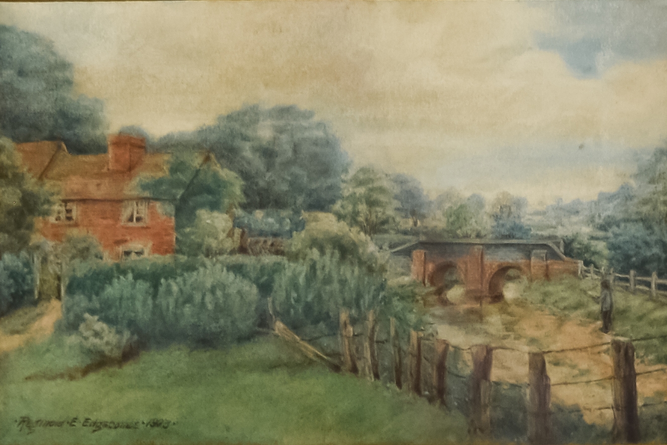 Reginald E. Edgecombe | Boys in a rowing boat | MutualArt