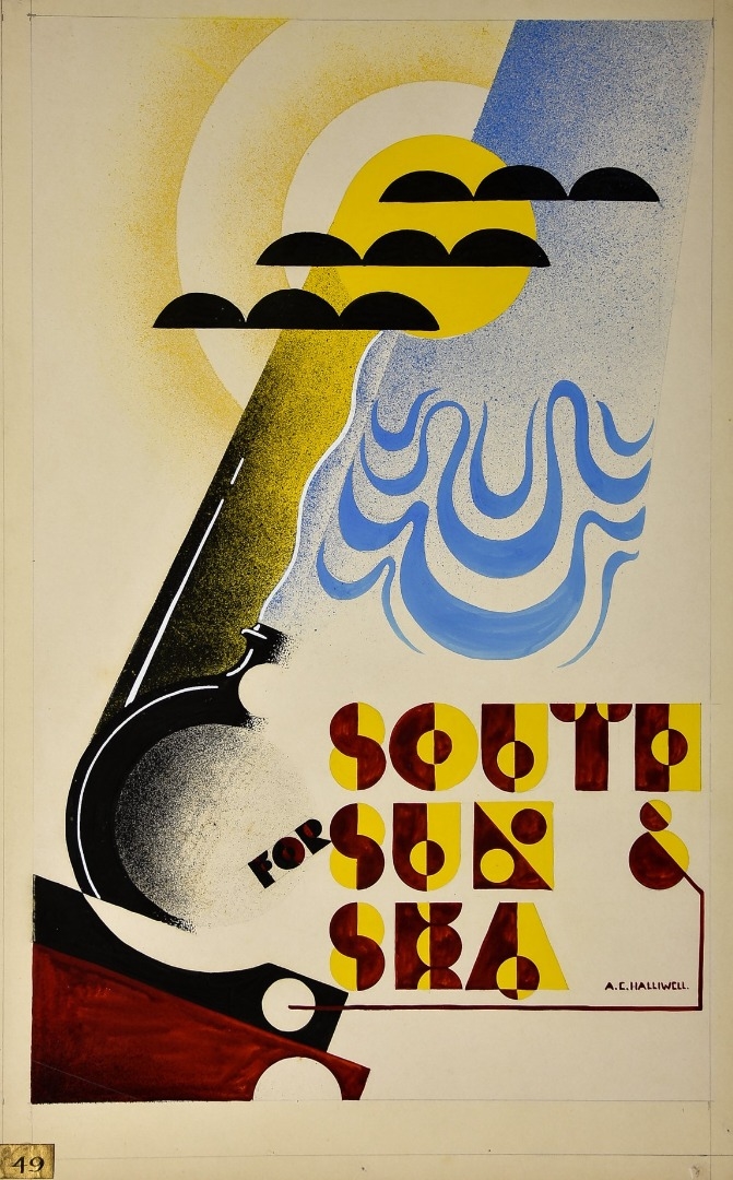 Albert Edward Halliwell | South for Sun and Sea (Circa 1930s) | MutualArt