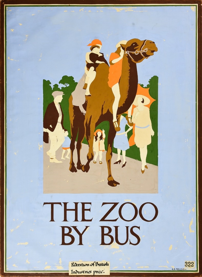 Albert Edward Halliwell | The Zoo by Bus (Late 1920s) | MutualArt