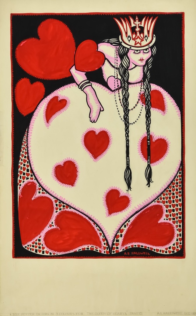 Albert Edward Halliwell | The Queen of Hearts Panto (1927) | MutualArt