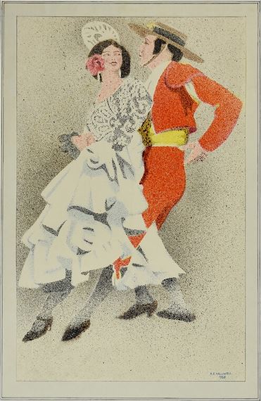Albert Edward Halliwell | The Spanish Dancers (1928) | MutualArt