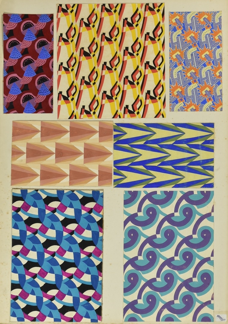 Albert Edward Halliwell | Seven abstract designs in colours | MutualArt