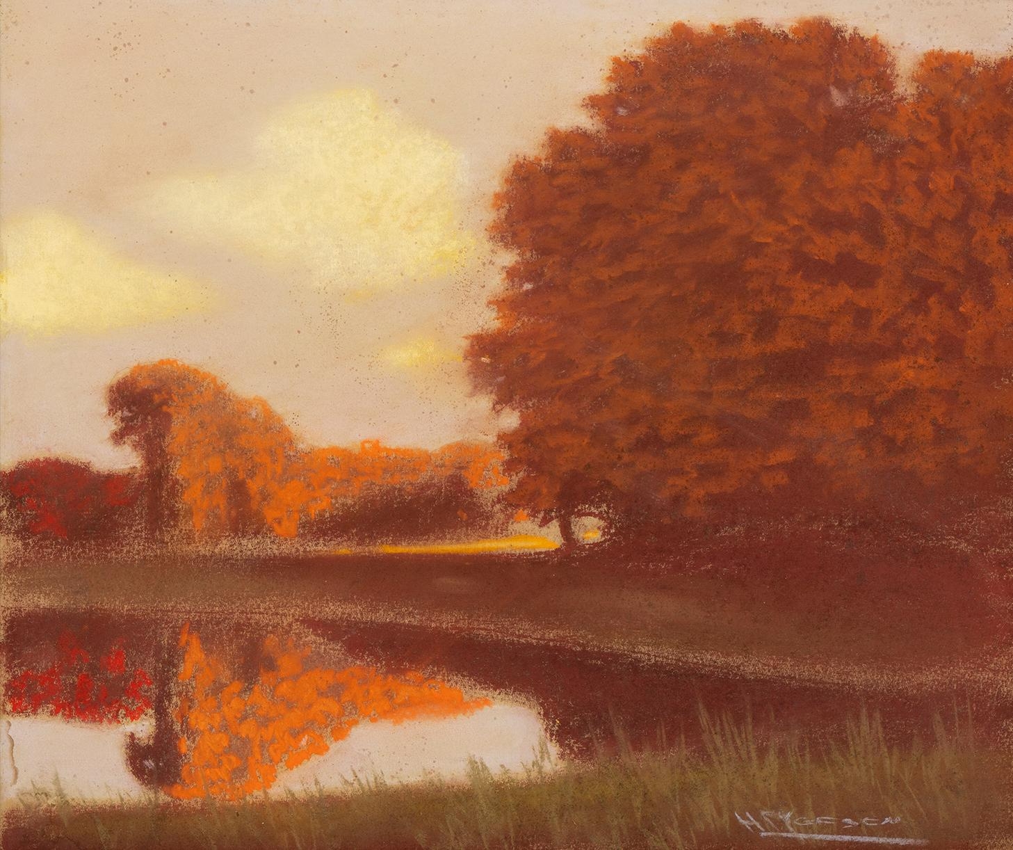Halfred A. Tygesen | Lake And Trees | MutualArt