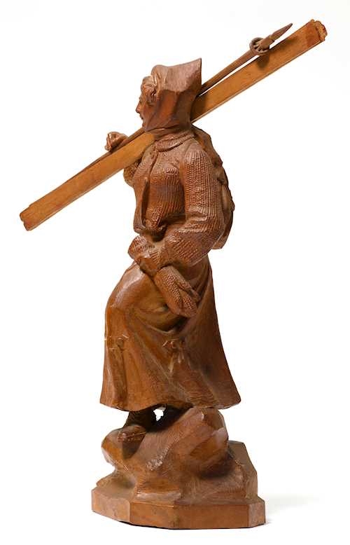 Johann Huggler | FIGURE OF A FEMALE SKIER | MutualArt