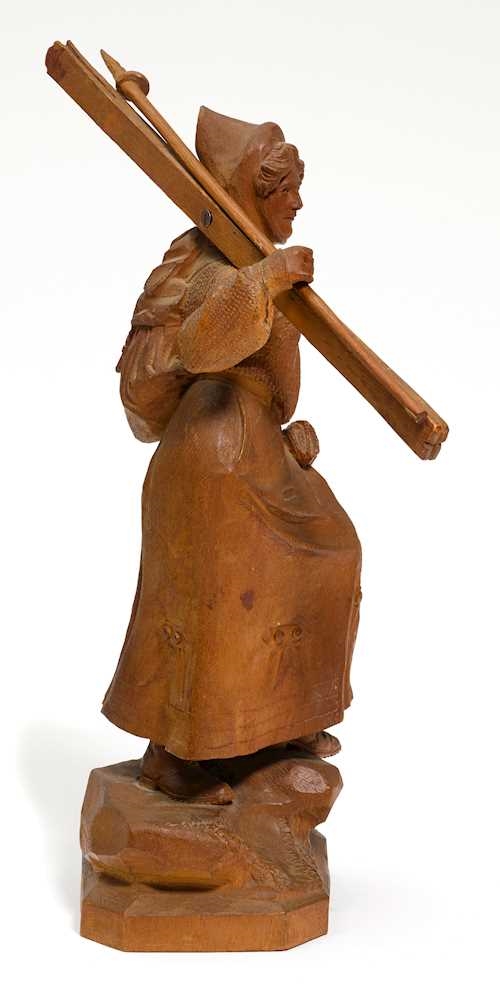 Johann Huggler | FIGURE OF A FEMALE SKIER | MutualArt