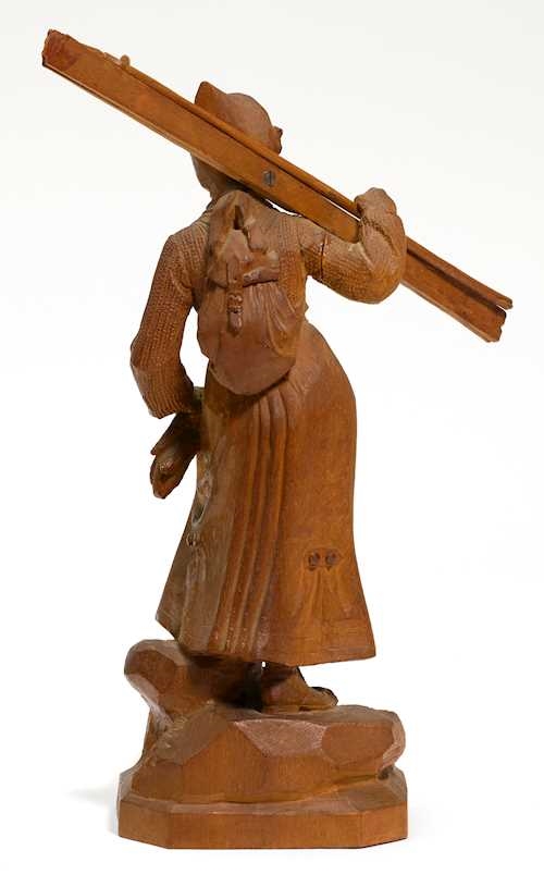 Johann Huggler | FIGURE OF A FEMALE SKIER | MutualArt