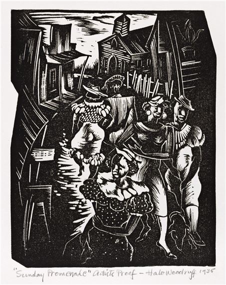 Hale Woodruff | Sunday Promenade | MutualArt