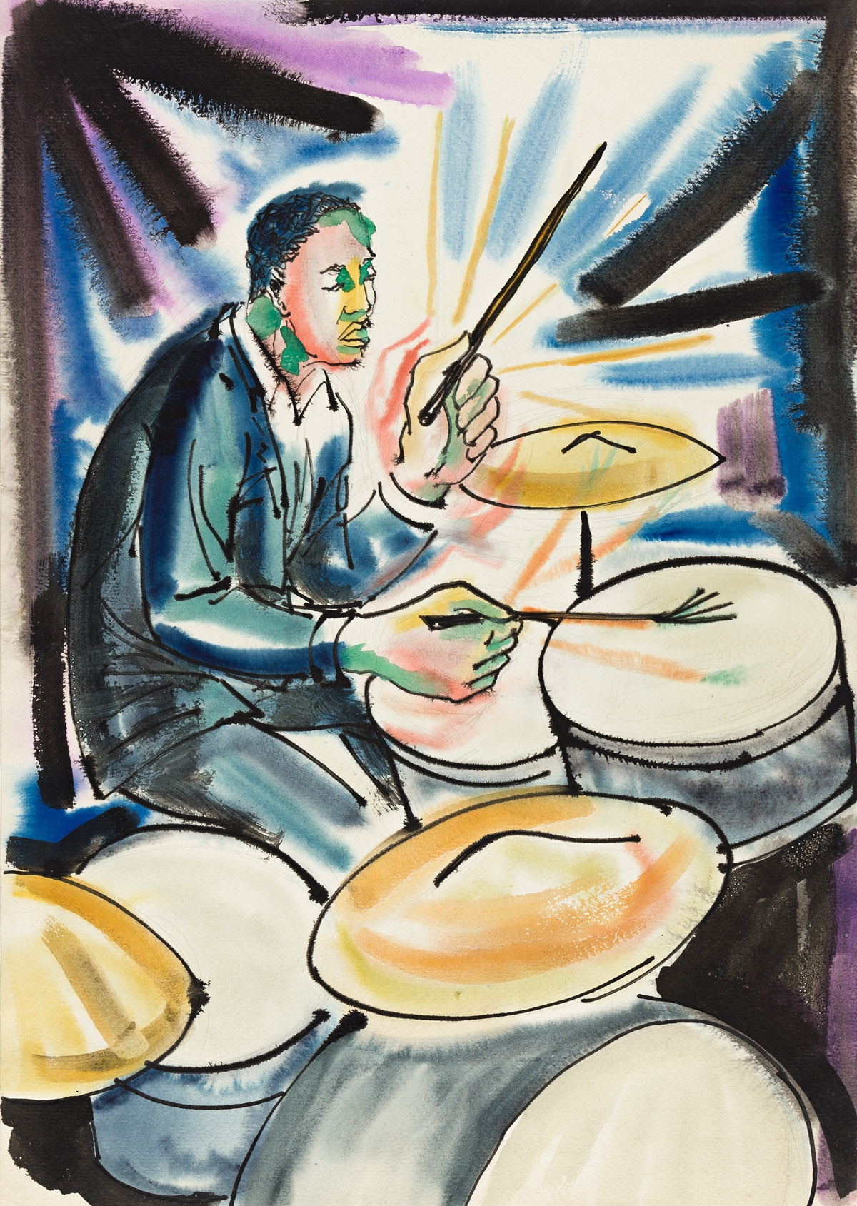 Jeff Donaldson | Jazz Drummer (1961) | MutualArt