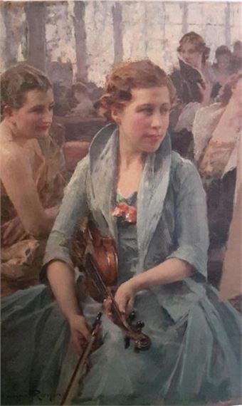 Paul Henri Royer | La violoniste | MutualArt