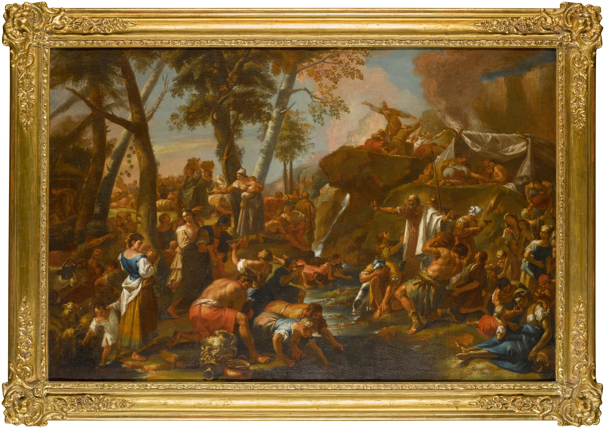 Sebastiano Ricci | Moses striking the rock | MutualArt