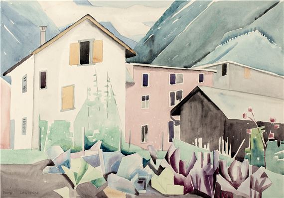 Edith Lawrence | 'Swiss Back Yard' | MutualArt
