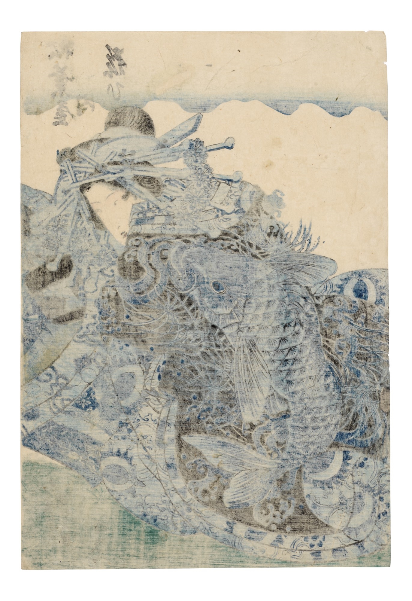 Utagawa Kunisada | The courtesans Hanaogi from the Ogiya house ...
