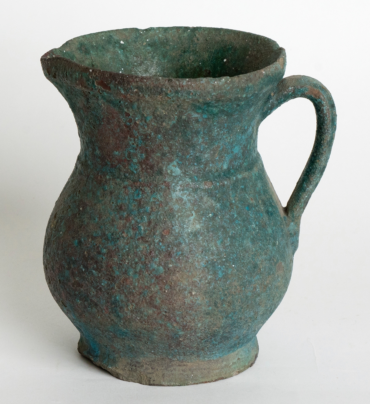 Peter Rupchan | Small Pitcher With Blue/Green Glaze | MutualArt
