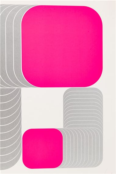 Thomas Lenk | Composition coloured lithography/paper (1970) | MutualArt