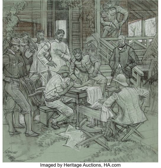 Dean Cornwell | Anticipation study | MutualArt