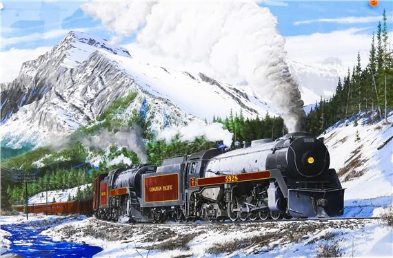 Larry Fisher | Canadian Pacific Train | MutualArt
