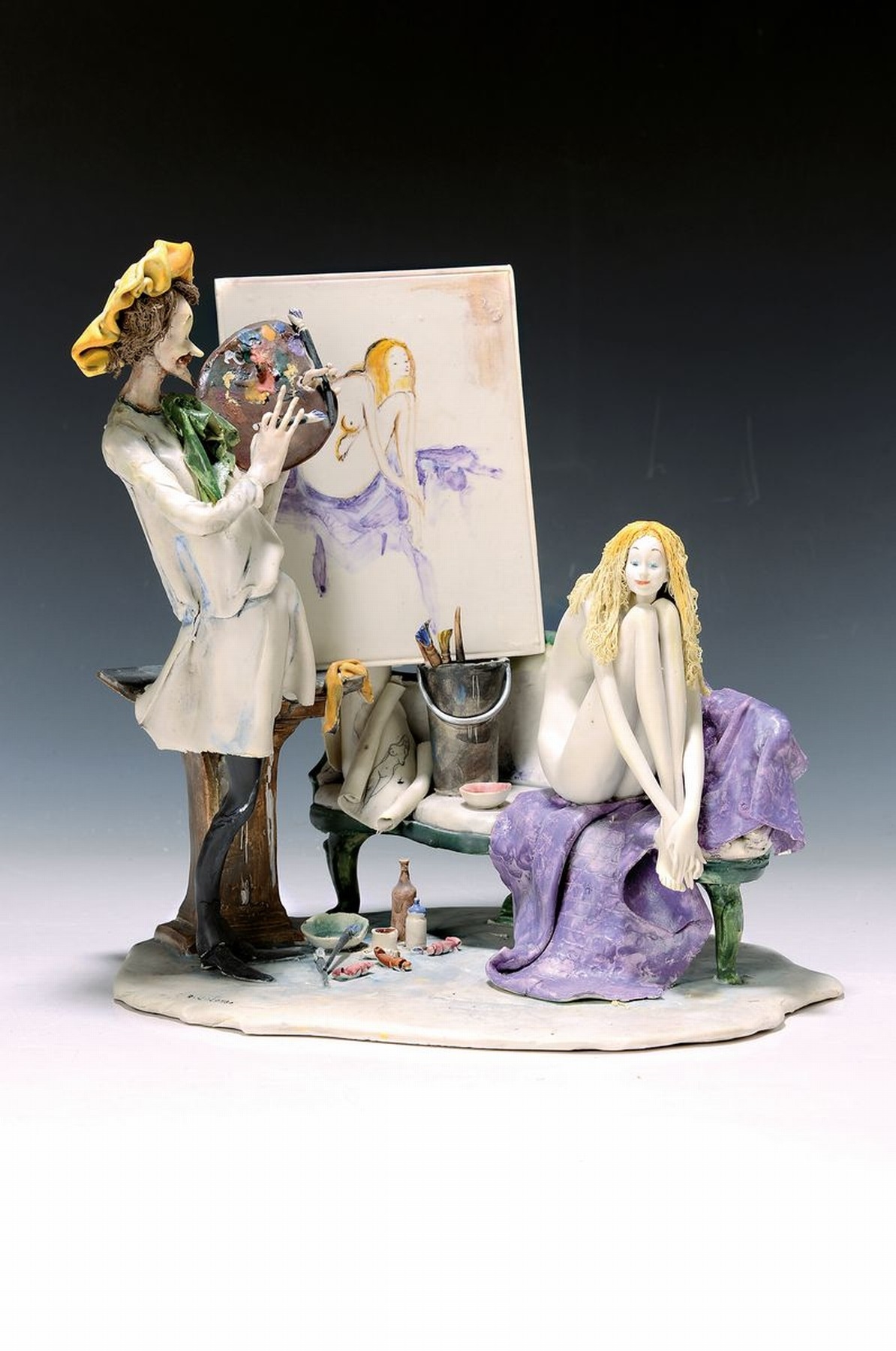 Adriano Colombo | In the painter's studio (2011) | MutualArt