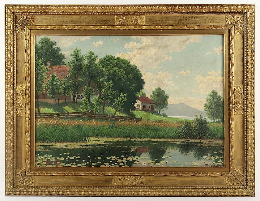 Fritz Müller-Landeck | Sommerliche Seenlandschaft | MutualArt