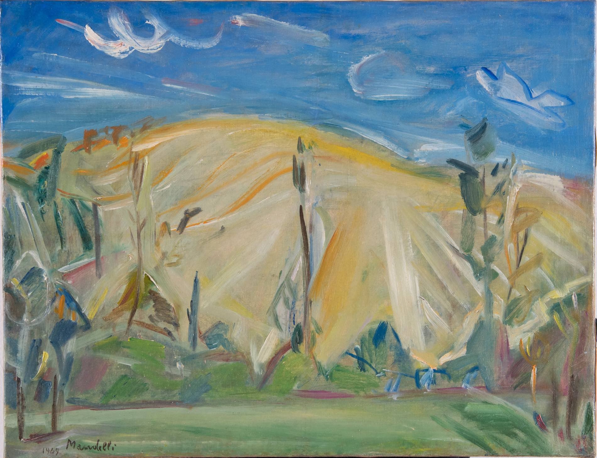 Pompilio Mandelli | Paesaggio (1949) | MutualArt