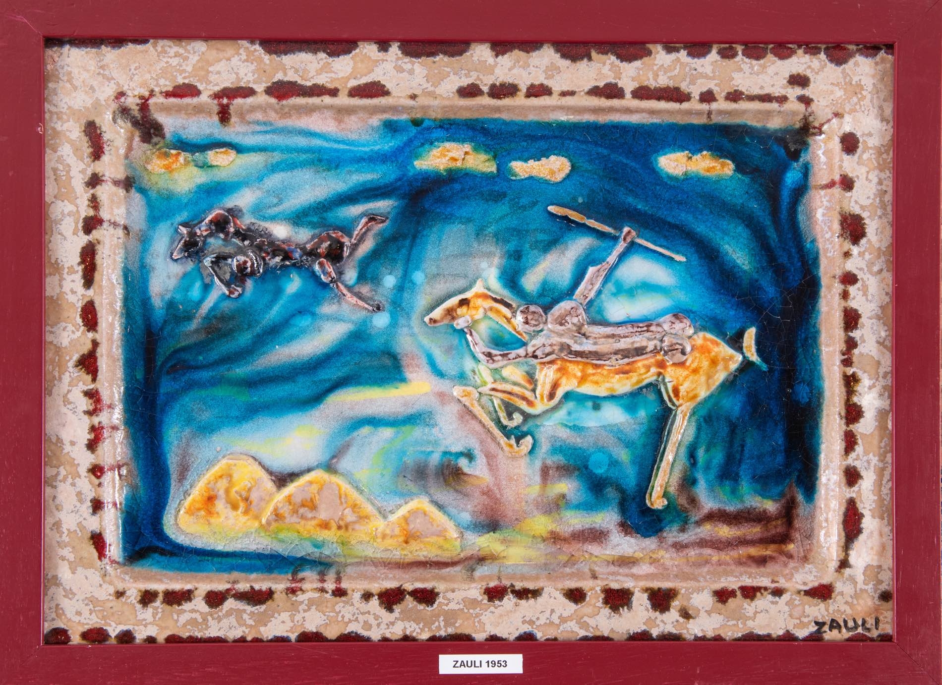 Carlo Zauli | Cacciatori a cavallo | MutualArt