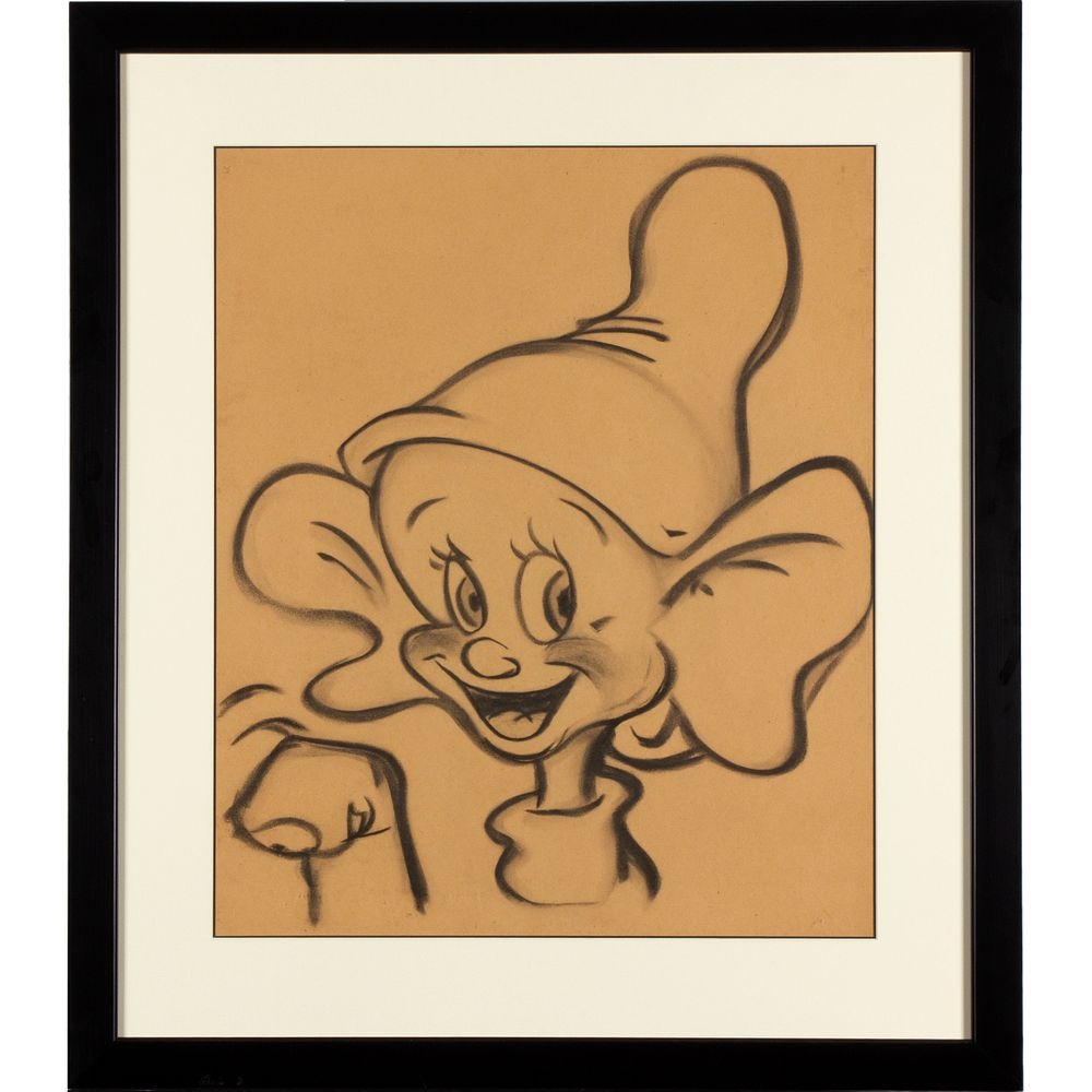 Andrew Engman | Sketch of Disney character Dopey. | MutualArt