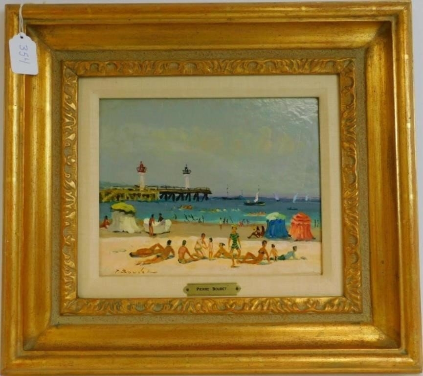 Pierre Boudet | Plage de Trouville Deauville | MutualArt