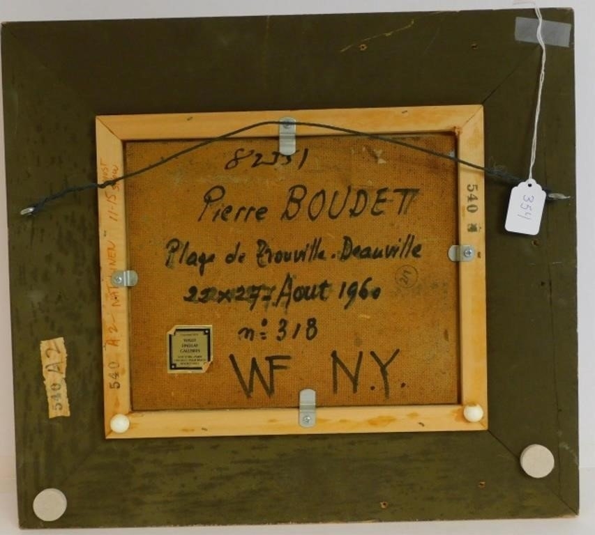 Pierre Boudet | Plage de Trouville Deauville | MutualArt