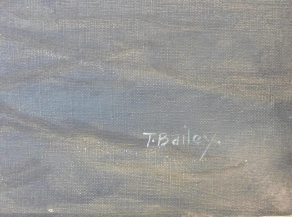 T. Bailey | A clipper ship headed out under full sail | MutualArt