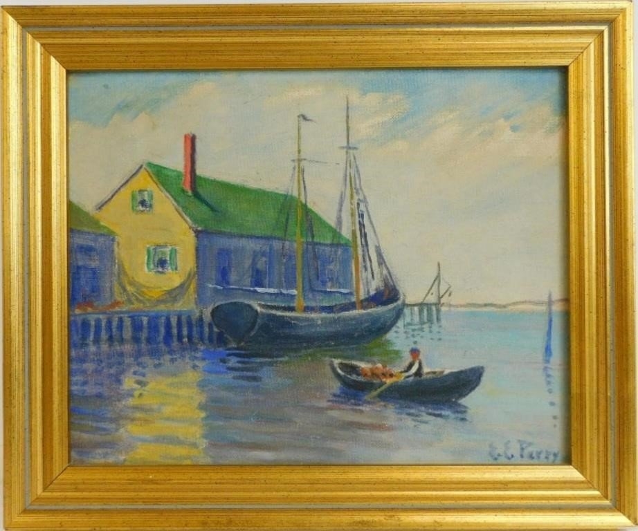 Ernest E. Perry | Provincetown wharf scenes | MutualArt