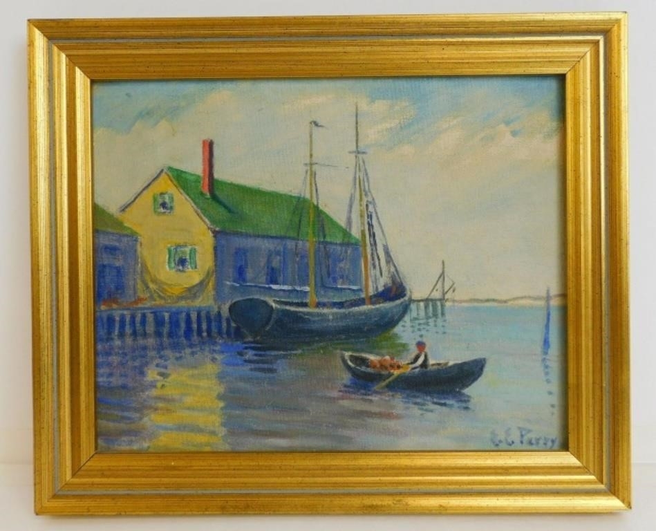 Ernest E. Perry | Provincetown wharf scenes | MutualArt