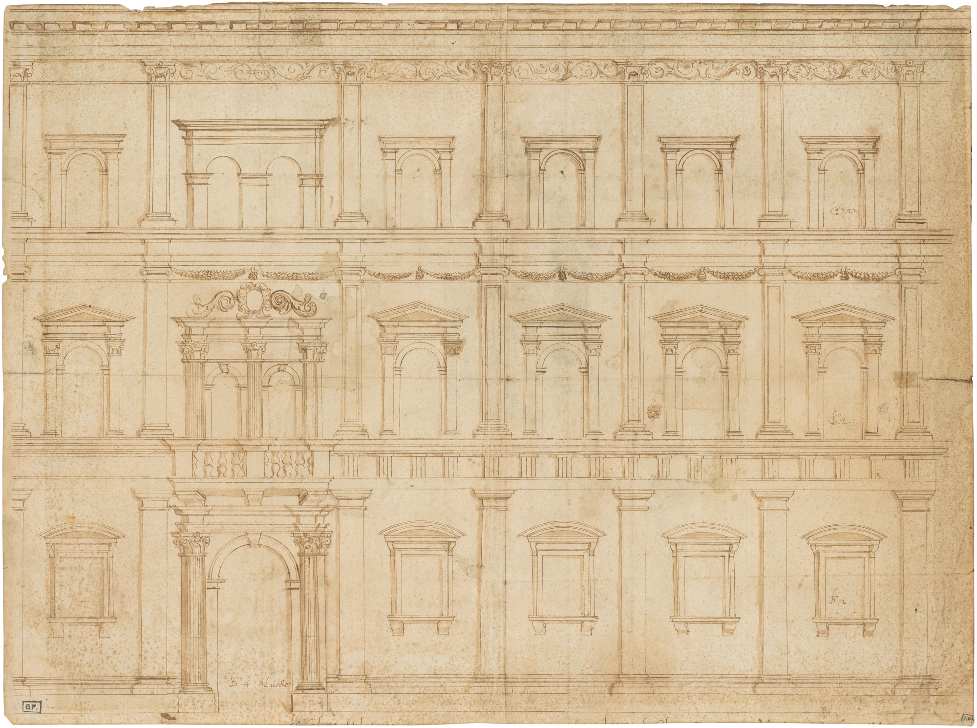 Palazzo Farnese Elevation