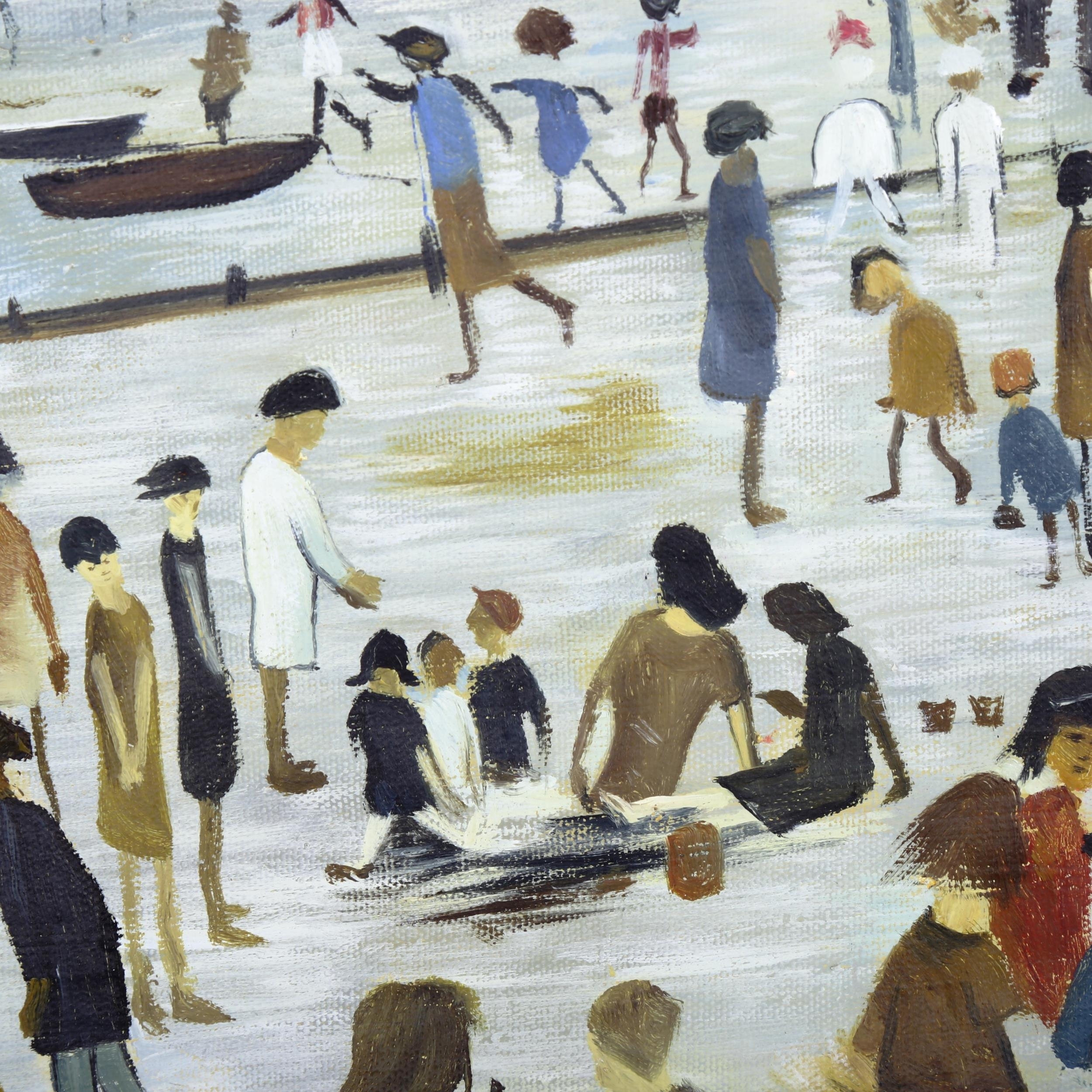 Laurence Stephen Lowry | Beach scene | MutualArt