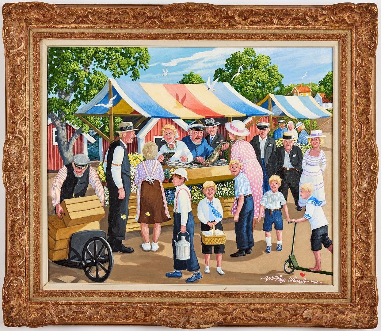 Bert-Håge Häverö | Marknadsdag (1980) | MutualArt