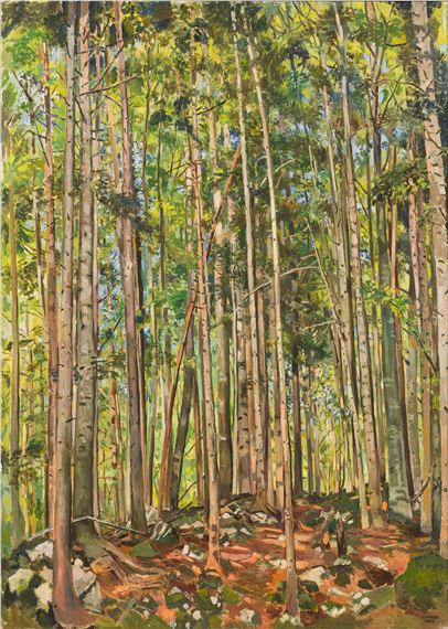 Edith Kramer | Woodland scenery (1983) | MutualArt