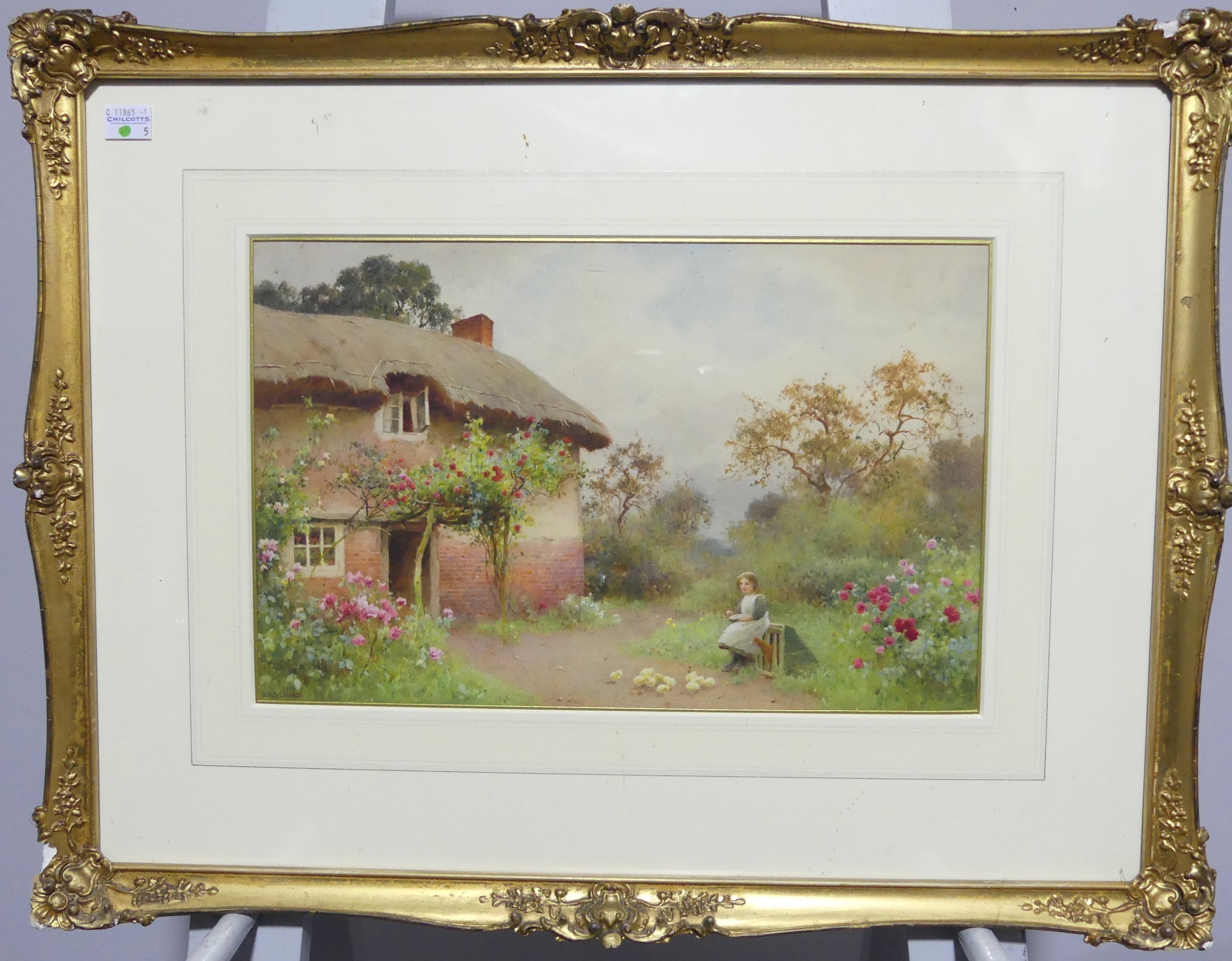 Benjamin D. Sigmund | Cottage rose garden | MutualArt