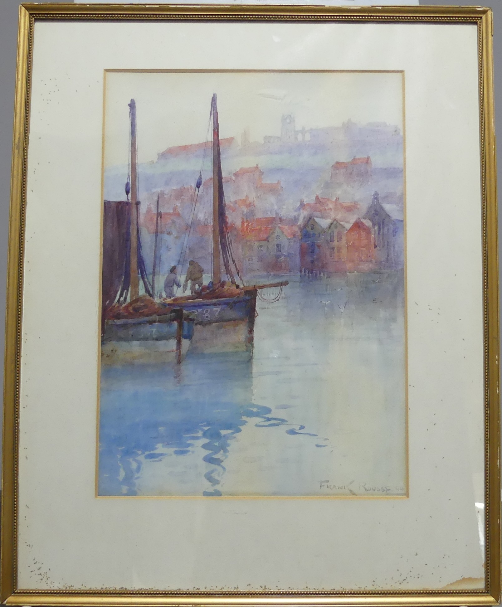 Frank Rousse | Whitby Harbour | MutualArt