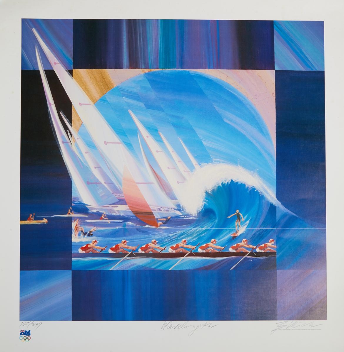 Charles Billich | Wavelength, from The Art of Sport (1988) | MutualArt