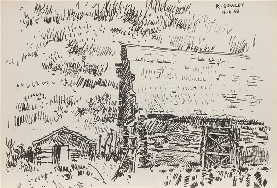 Reta Cowley | Pages From A Summer Sketchbook (1968) | MutualArt