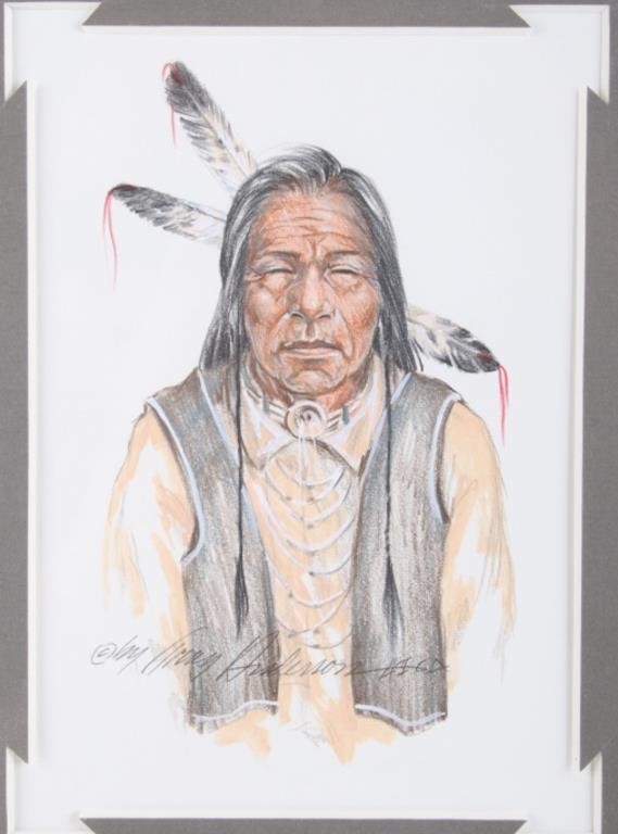 Troy Anderson | Native man with ceremonial garments with a vest and ...