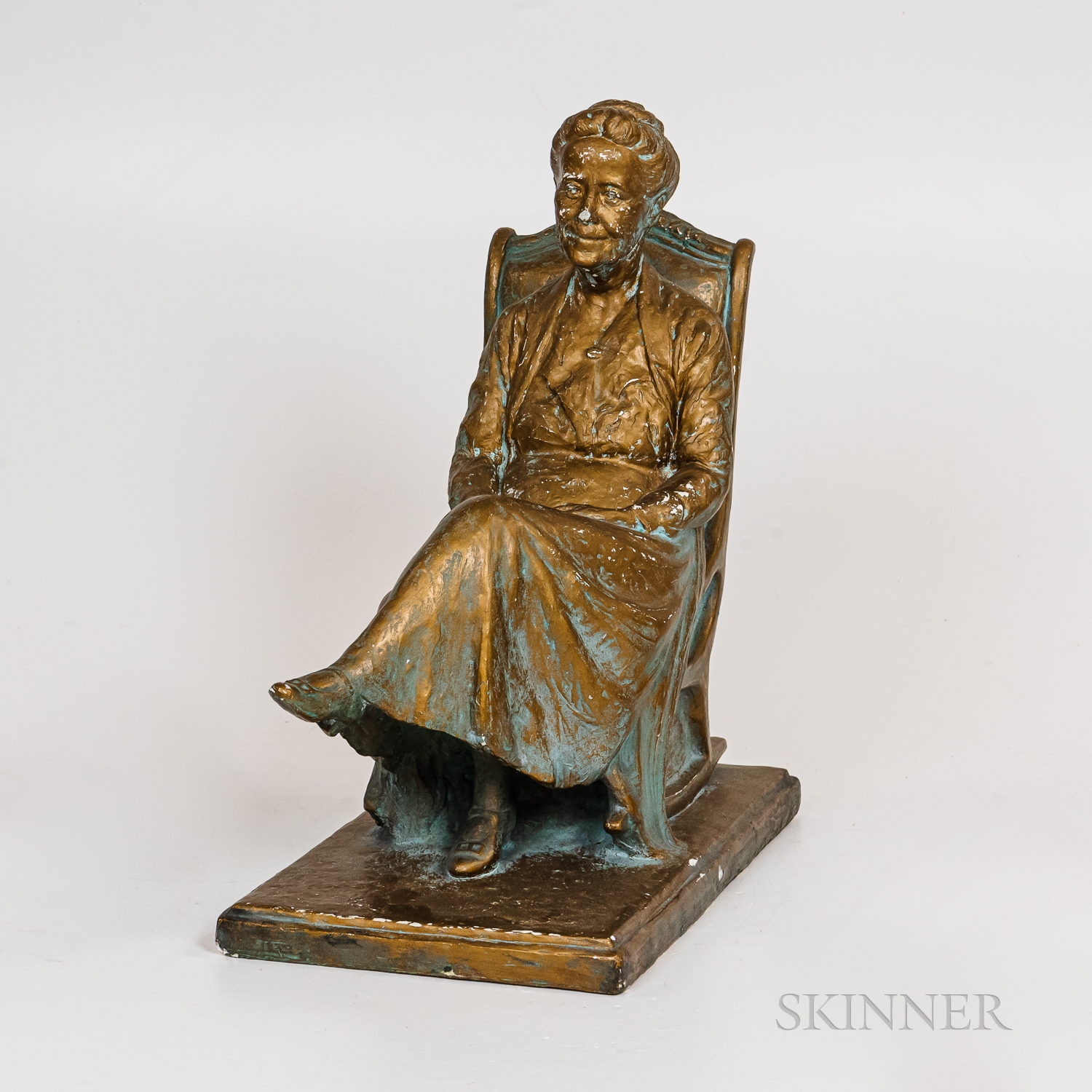 Bashka Paeff | Clad Plaster of a Seated Woman (1936) | MutualArt