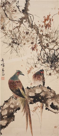 Gao Qifeng | Birds among Pine Tree | MutualArt