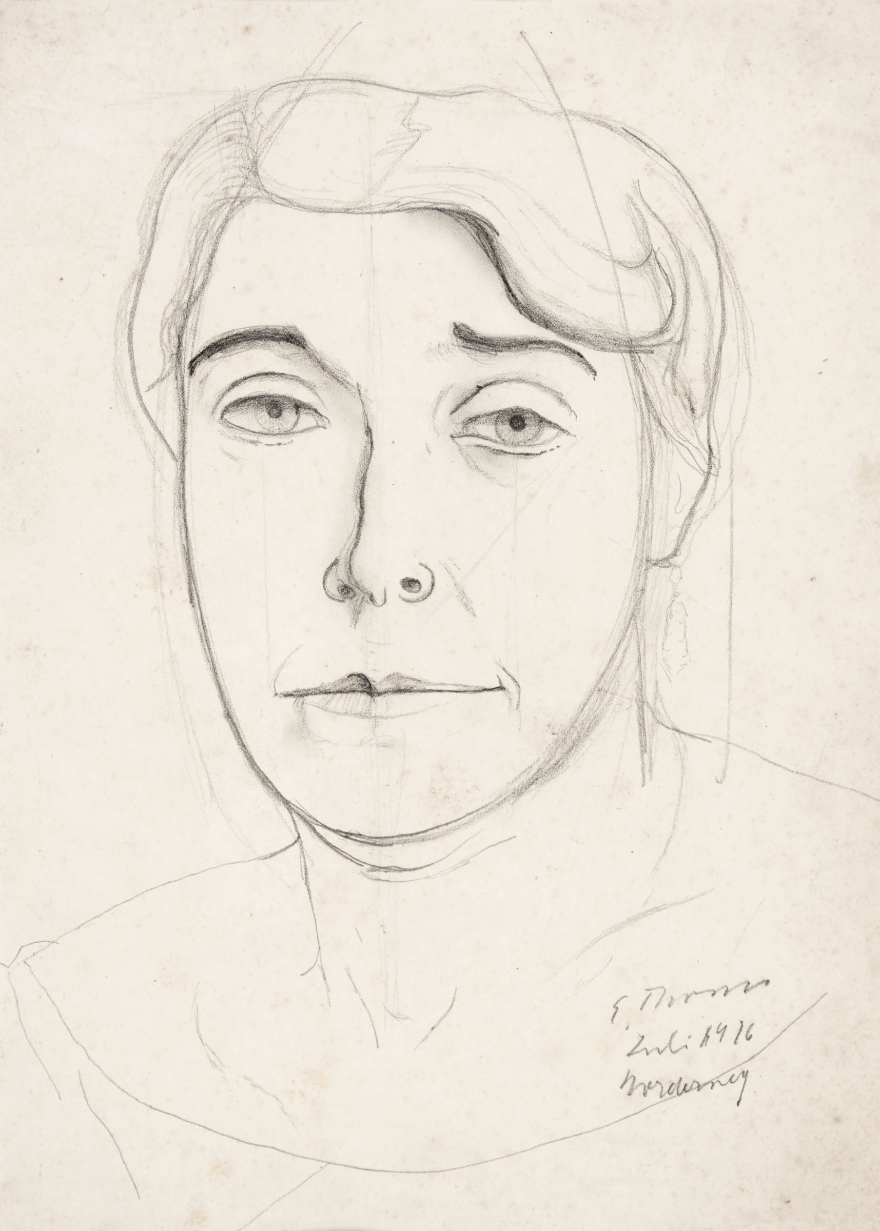 Ernst Thoms | Gerta Overbeck (1926) | MutualArt