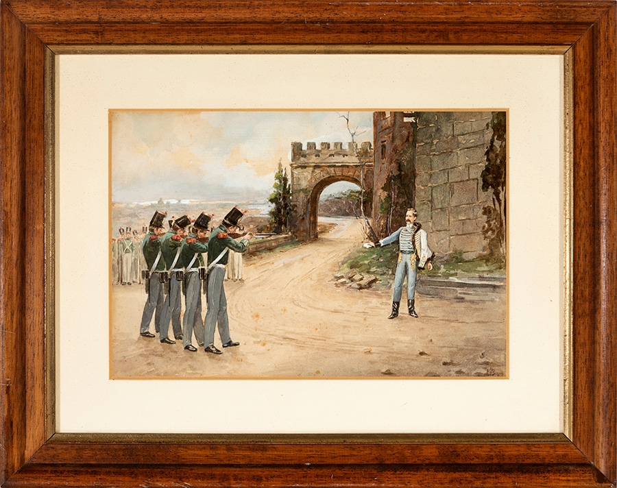 Pablo Antonio Bejar Novella | Fusilamiento del general Diego de Len ...