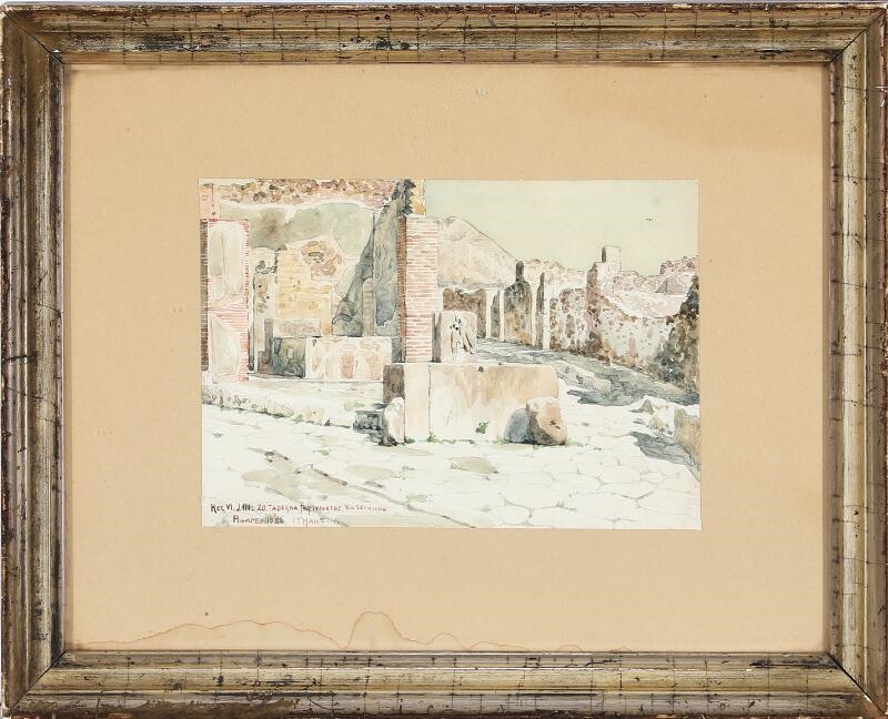 Josef Theodor Hansen | View from Pompei (Circa 12) | MutualArt