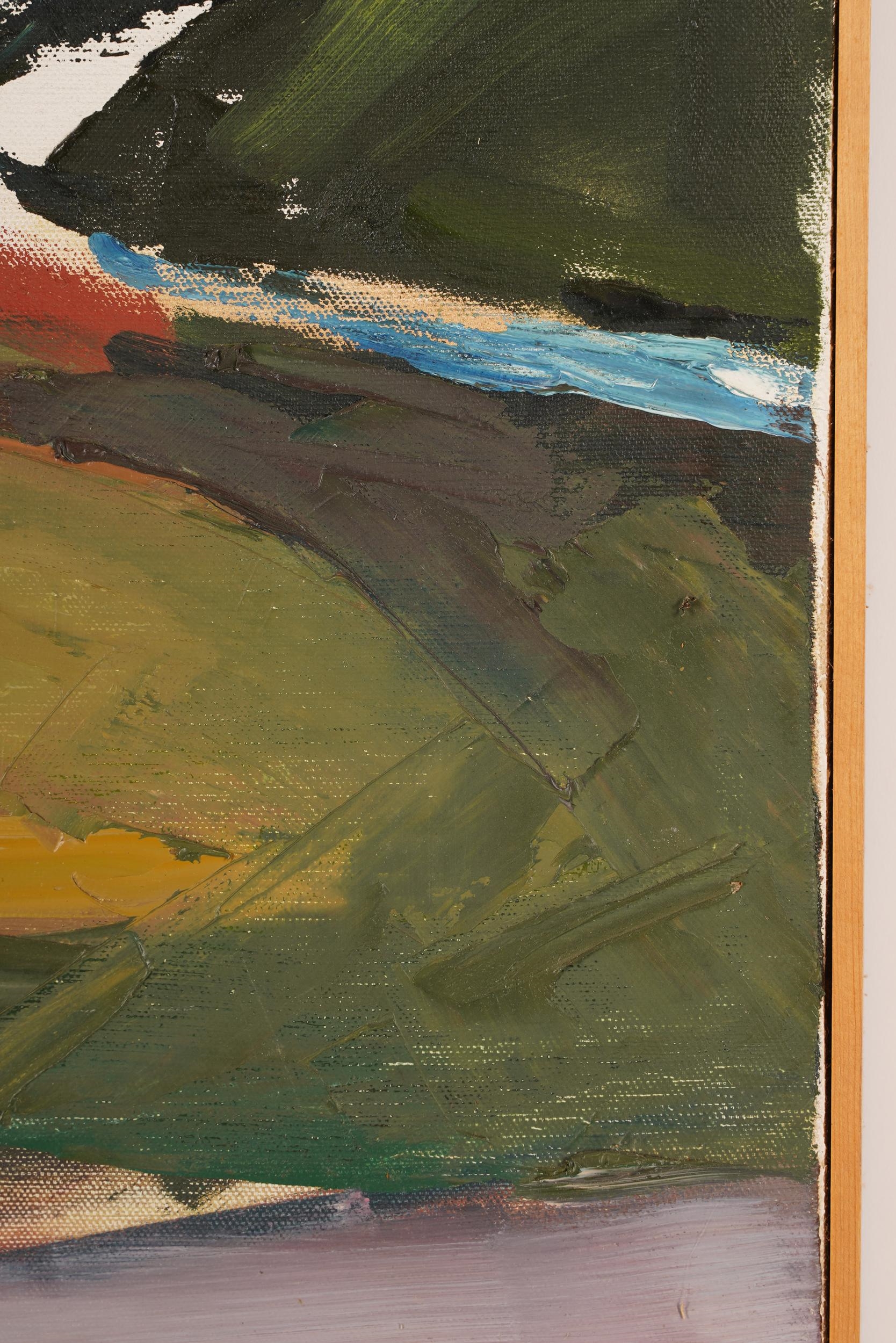 ROBERT DANIELS | ABSTRACT LANDSCAPE (1988) | MutualArt